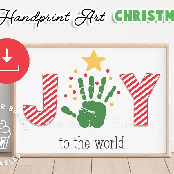Joy Handprint Craft - Etsy
