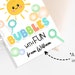 End of the School Year Bubble GIFT TAG, Editable Summer Tags, I Hope ...