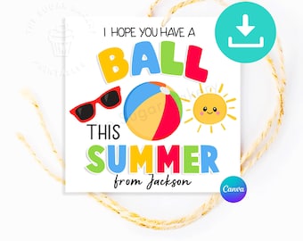 Summer Gift Tags End of School Year - Etsy