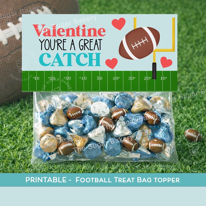 Football Valentines - Etsy