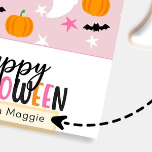 Happy Halloween Cookie Card, 3.5x5 Mini Cookie Card, 5x7 Cookie Card ...