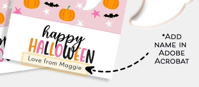 Happy Halloween Cookie Card 3.5x5 Mini Cookie Card 5x7 - Etsy
