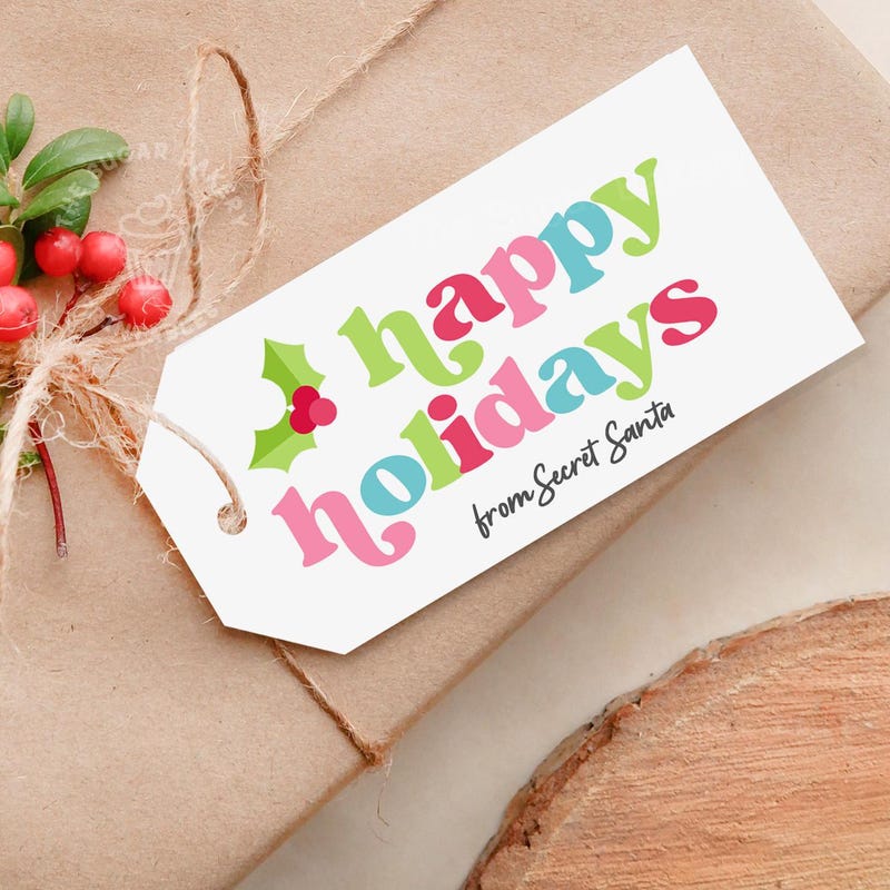 Happy Holiday Sign Printable - Etsy UK