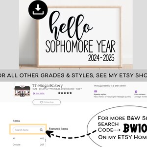 First Day of 8th Grade SCHOOL SIGN, Back to School Sign, First Day of ...