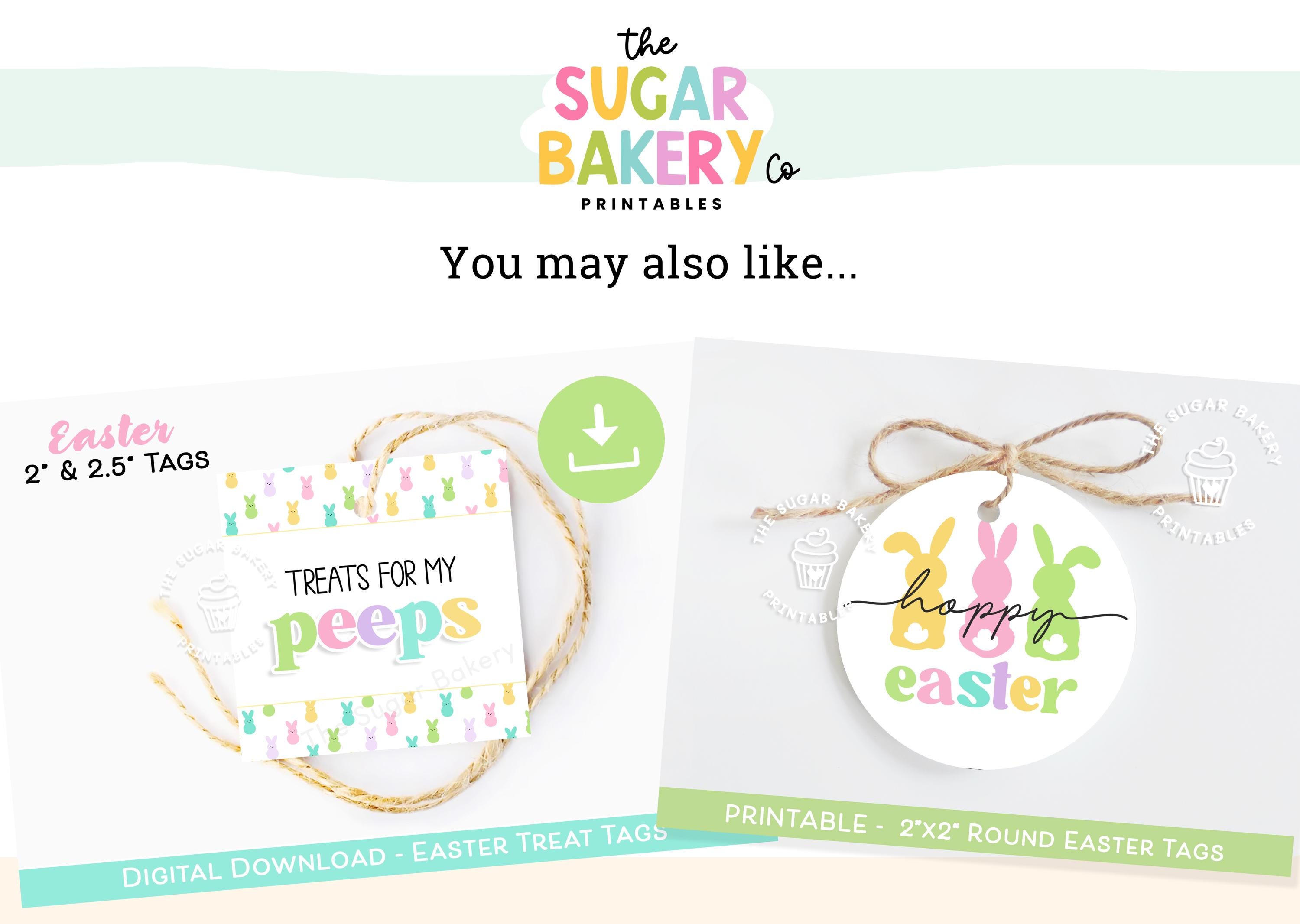 Printable Easter Bunny Bait Tags, Bunny Bait Tags, Easter BUNNY BAIT ...