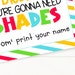 End of the Year Sunglasses GIFT TAGS, 'your Future is so Bright, You're ...