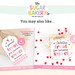 Editable Valentine's Day DONUT Teacher Tag, Valentines Day Teacher ...