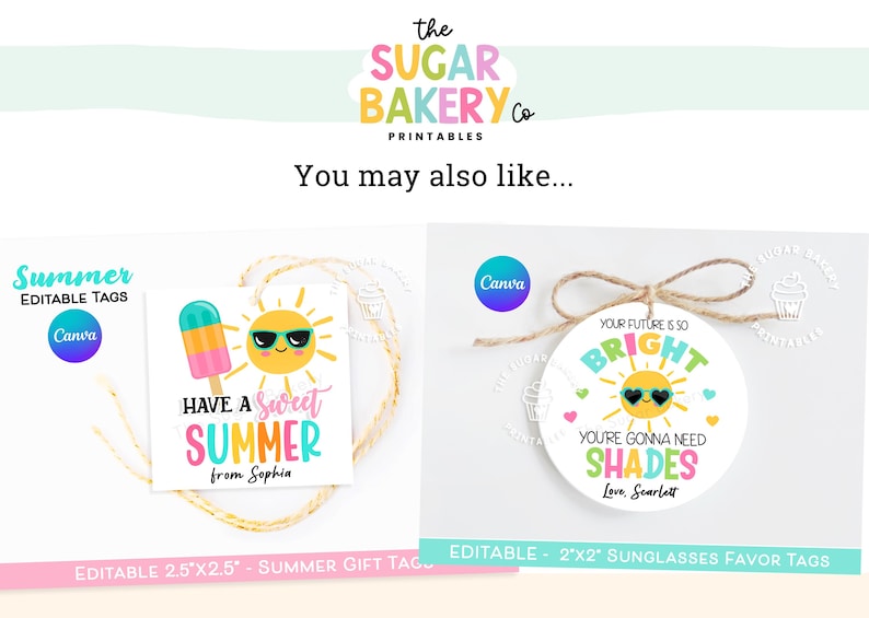 Have a Great SUMMER Printable Tag, End of Year Student Gift Tag, Beach ...