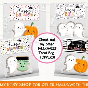 Happy Halloween Cookie Card, 3.5x5 Mini Cookie Card, 5x7 Cookie Card ...