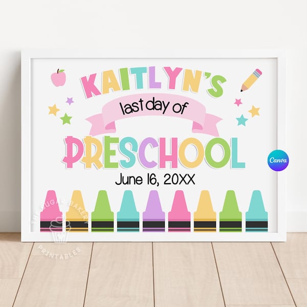 Last Day Preschool - Etsy