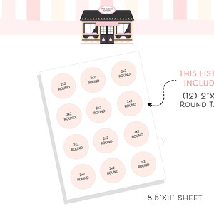 THANK YOU for Making This Year Bright TAG, 2"x2" Round Teacher ...