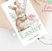 EASTER Bunny Gift TAG, Printable Easter Gift Tags, Happy Easter Tags ...