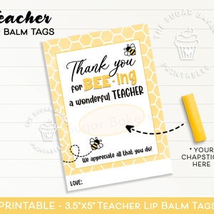 Teacher Appreciation Gift Thank You for Bee-ing a Wonderful Teacher ...