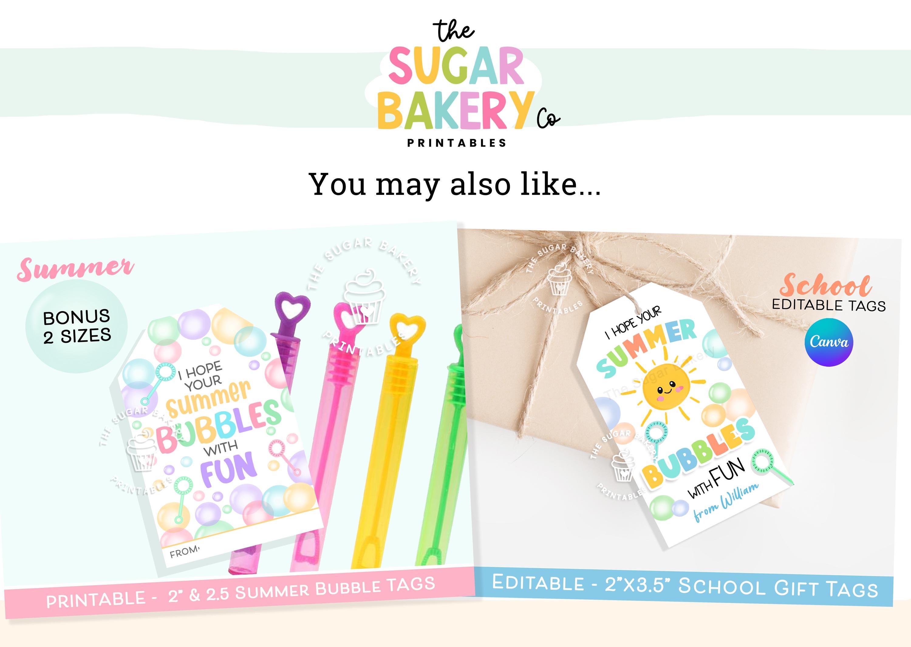 Have a SWEET SUMMER Tag Printable Ice Cream Truck Tag End of School ...