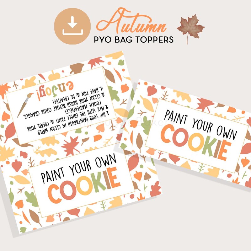 Fall Cookies - Etsy
