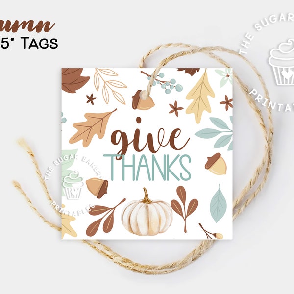 Thanksgiving Tags - Etsy