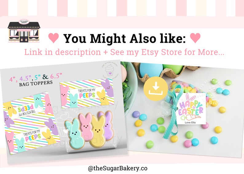 Printable Easter Tags, A Little Treat for SOMEBUNNY Sweet, Easter ...