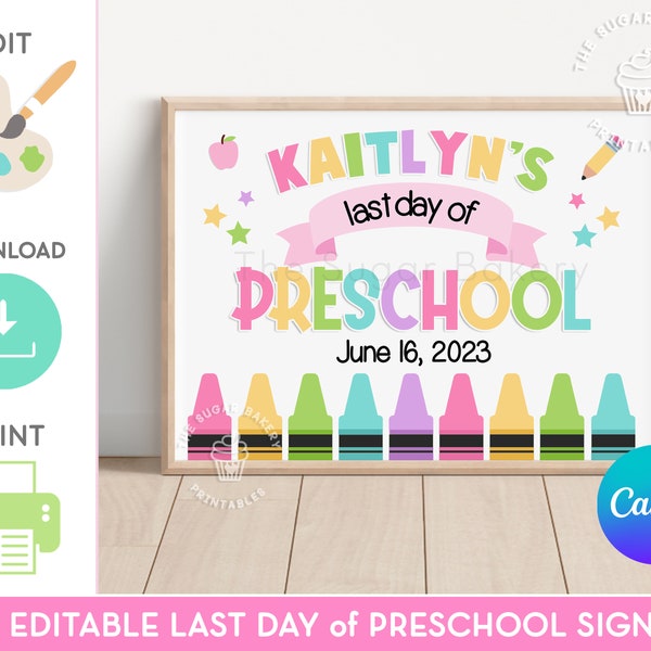 Last Day Preschool - Etsy