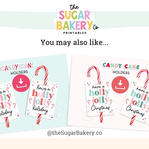 Baking Spirits Bright Cookie Tag, Christmas Treat Tag, Gingerbread Man ...