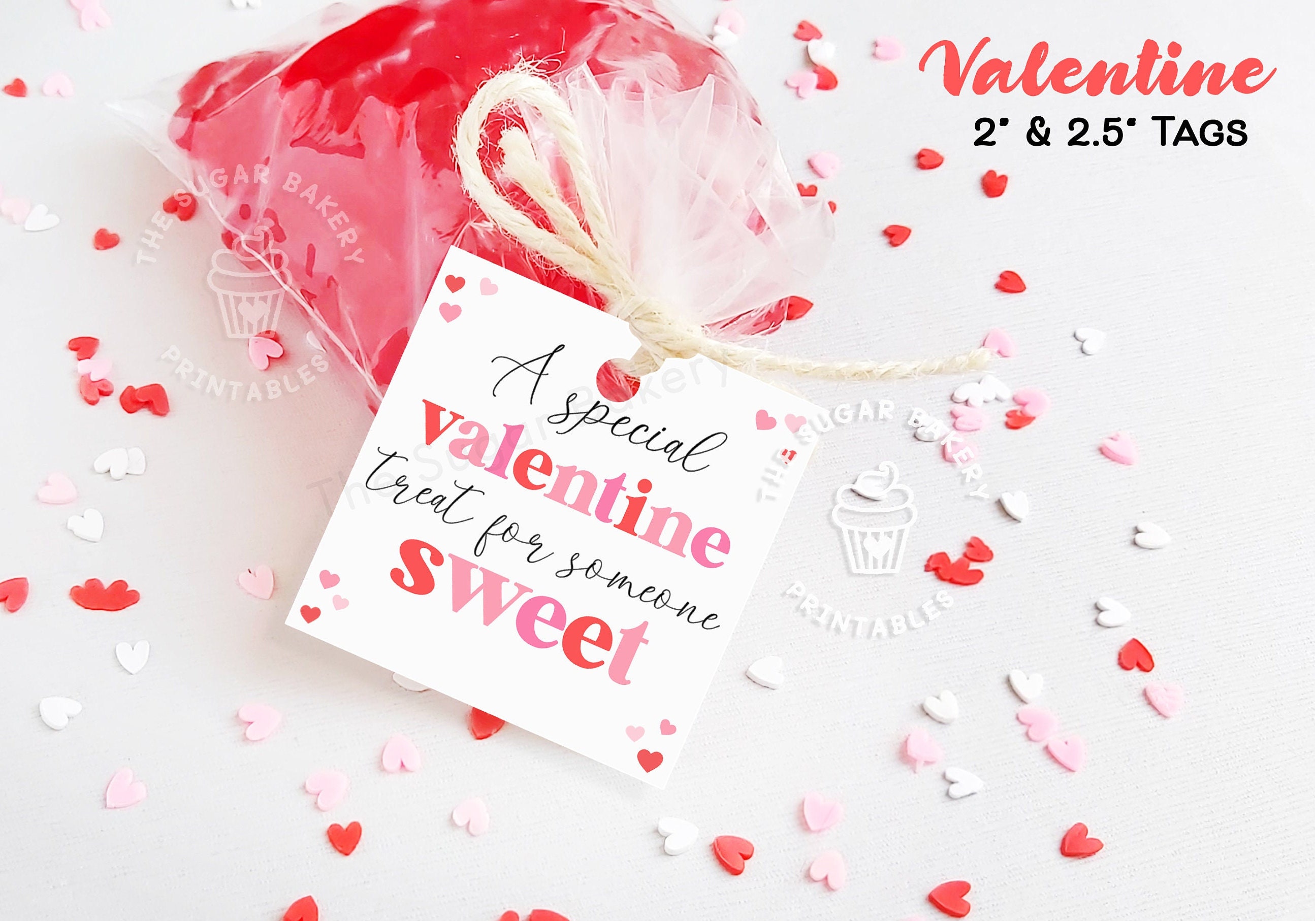 Printable Valentine's Day Treat Tags, A Valentine Treat for Someone ...