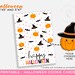 Happy Halloween Cookie Card 3.5x5 Mini Cookie Card 5x7 - Etsy