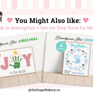 JOY Christmas Tree Handprint Art, Preschool Handprint Art Craft ...