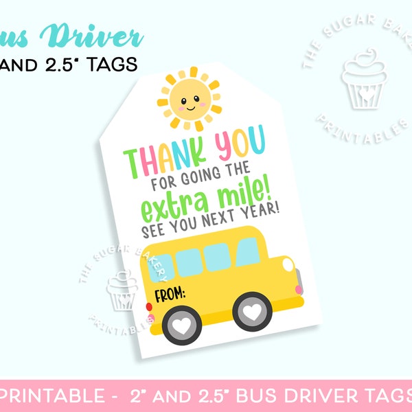 Bus Driver Thank You - Etsy
