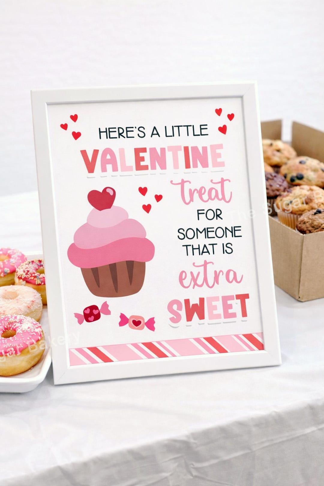 Valentine’s Day Staff Appreciation Sign Printable, Treat Table Sign for ...