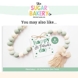 A LUCKY Treat for Someone SWEET Tags, Printable Lucky Charm TAG, St ...