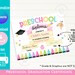 Editable Preschool Diploma, Preschool Graduation Diploma, PRESCHOOL ...