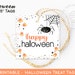 Happy Halloween Treat Tags, Halloween Candy Corn Treat Tag, Halloween ...