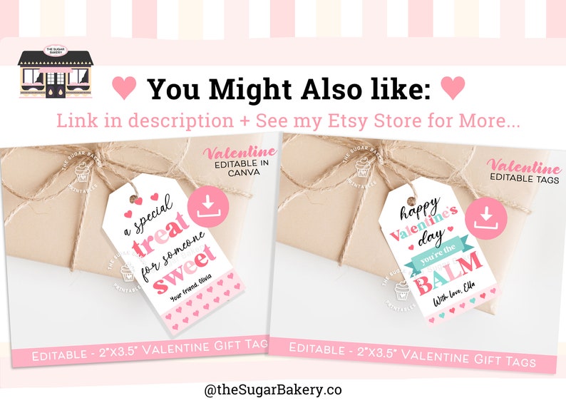 Editable Valentine LIP BALM Card You're the BALM Tag - Etsy