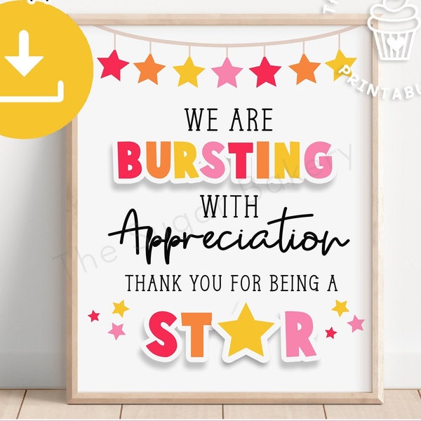 We Are Bursting With Appreciation - Etsy