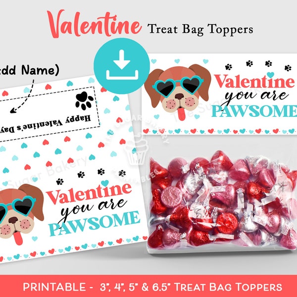 Valentine Treat Bag - Etsy