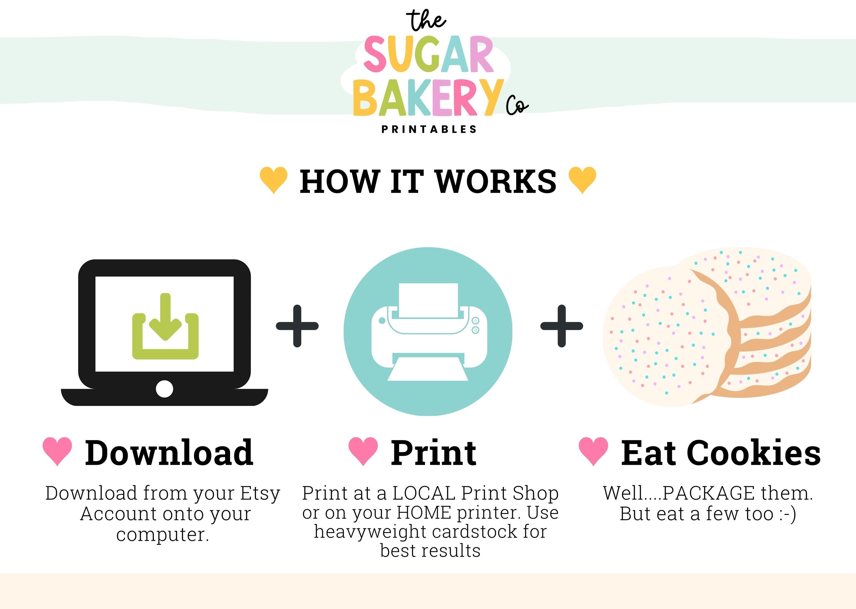 Printable Sweet Summer Cookie Card, Have a Sweet Summer Cookie Card ...