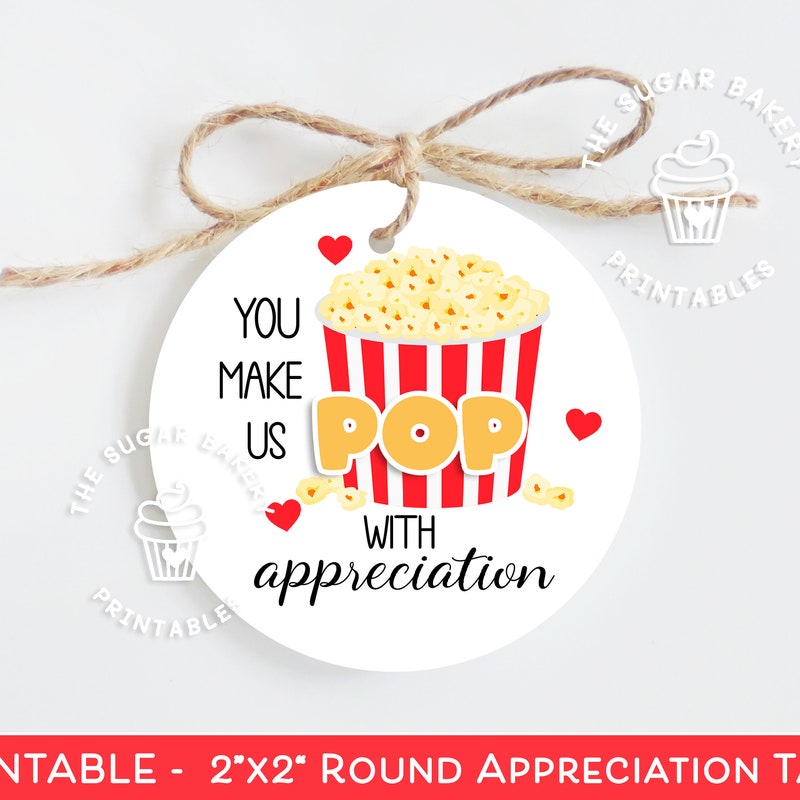Popcorn Tags - Etsy
