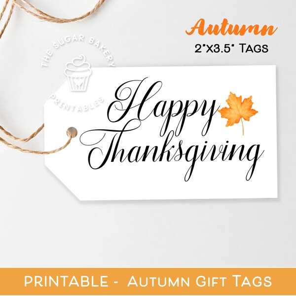 Thanksgiving Tags - Etsy