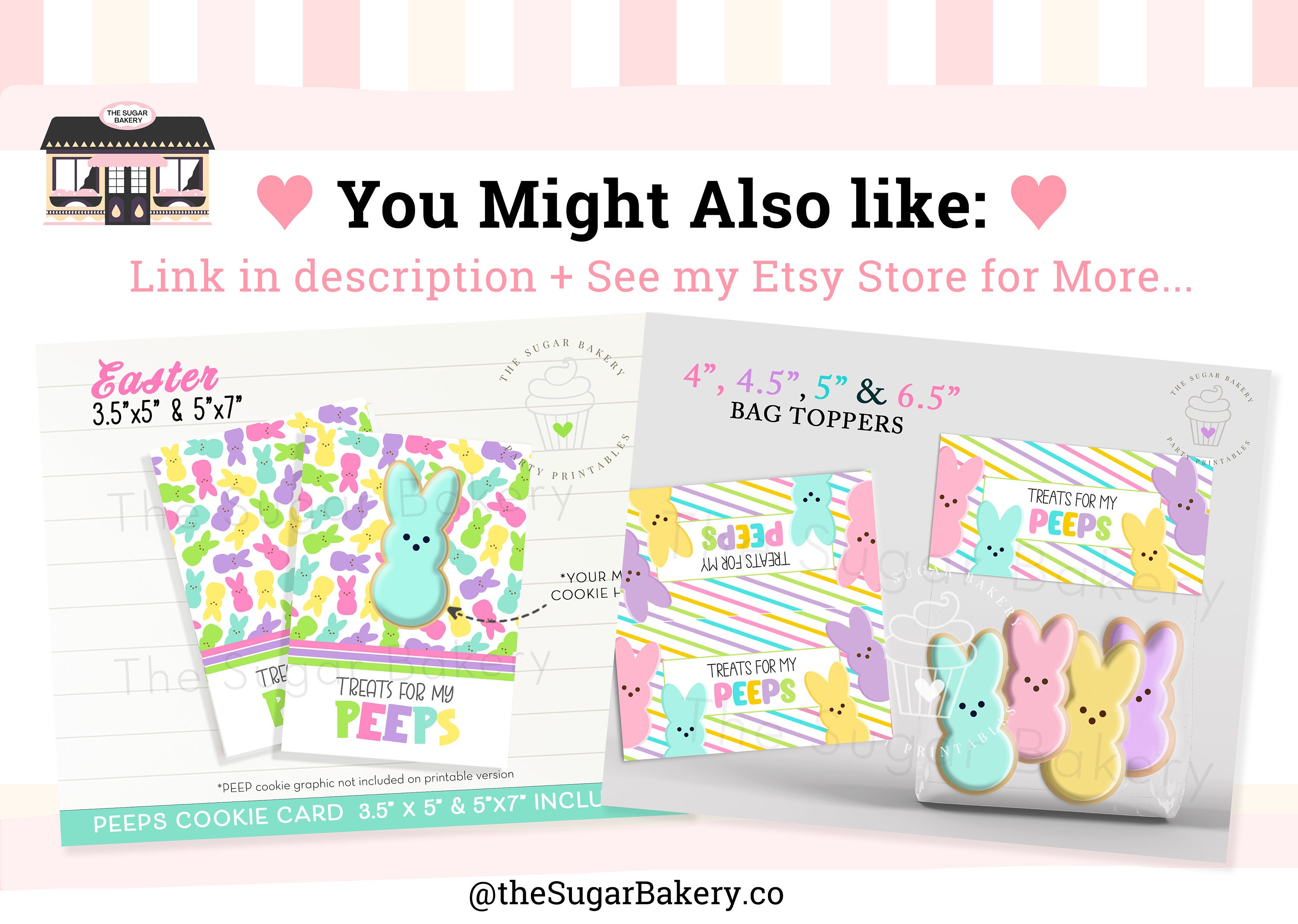Happy Easter EASTER COOKIE CARD, Printable Cookie Card, Cookie Cards ...