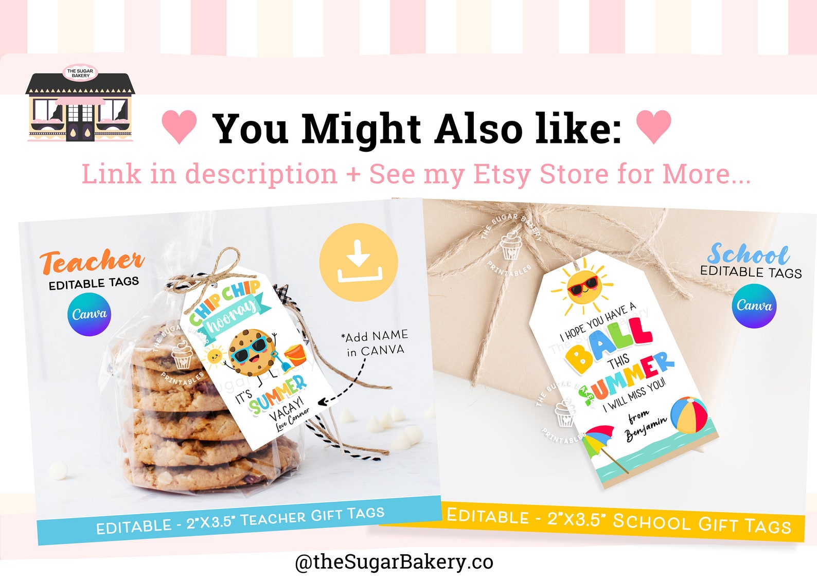 BUCKETS of FUN Tag, EDITABLE End of School Year Gift Tag, End of Year ...