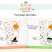 Happy Halloween Cookie Card, 3.5x5 Mini Cookie Card, 5x7 Cookie Card ...