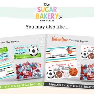 Football Valentine Tags Printable Sports Football All-star Valentine ...