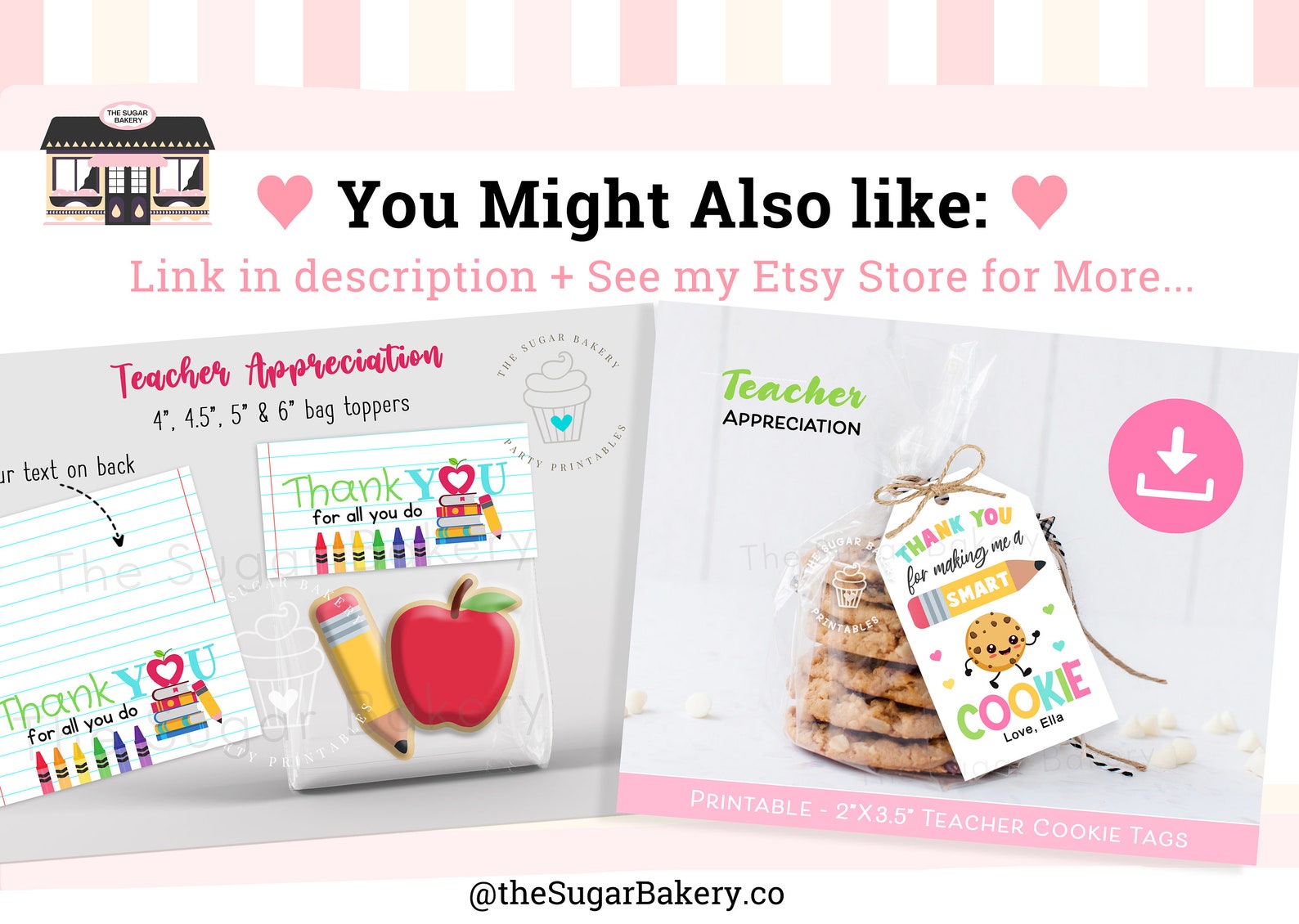 Teacher Appreciation TAGS, EDITABLE TEACHER Thank You Gift Tag, End of ...