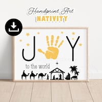 Christmas Handprint Craft - Etsy