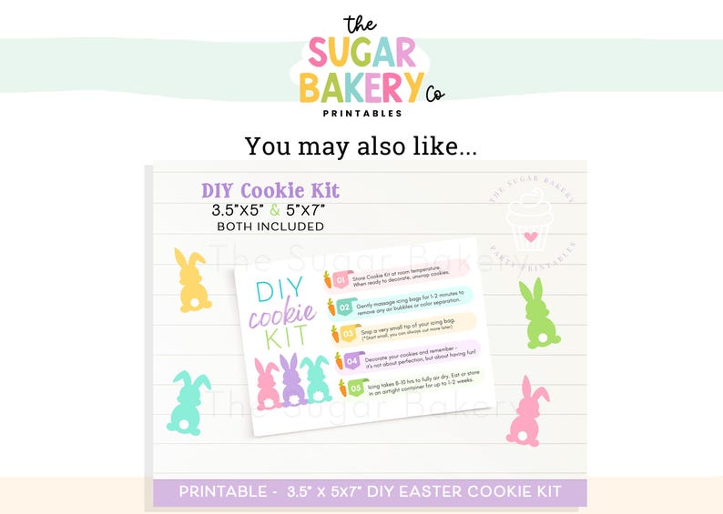 Printable Dinosaur PYO Cookie Instructions Tag, Dino Cookie Favor Tag ...