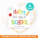 EDITABLE Here's to a Bright SCHOOL Year Gift Tag, Back to School Gift ...