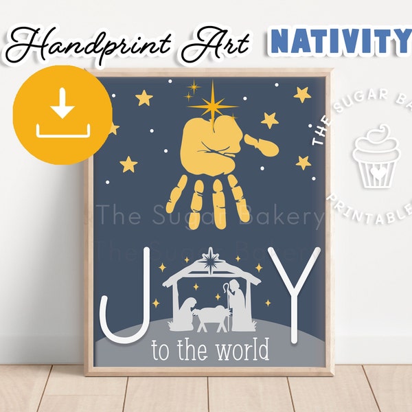 Nativity Handprint - Etsy