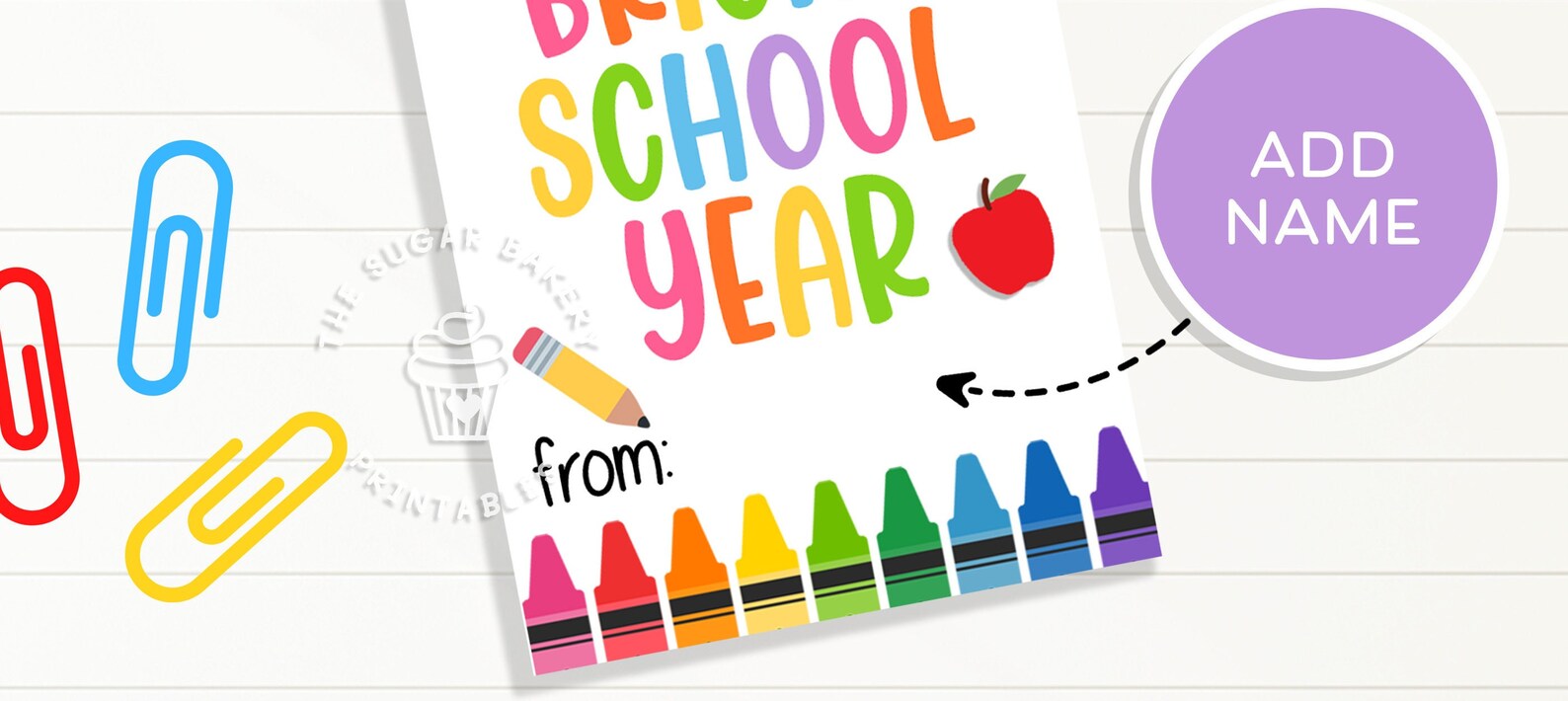 Here's to a Bright SCHOOL Year Printable Tag Back to - Etsy