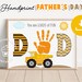 Father's Day Handprint, Handprint Art Craft for Father's Day, Dump ...