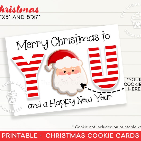 Christmas Cookie Card - Etsy