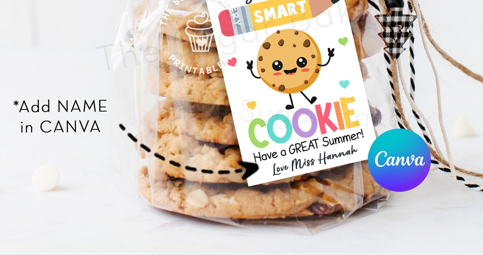 You Are Such a SMART COOKIE Tag, End of Year Student Gift Tag ...